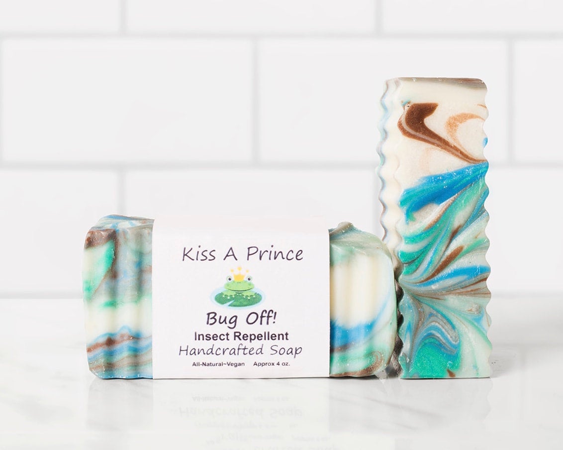 Bug Off Handcrafted Soap | Kiss A Prince Handcrafted Soap & Bath Products