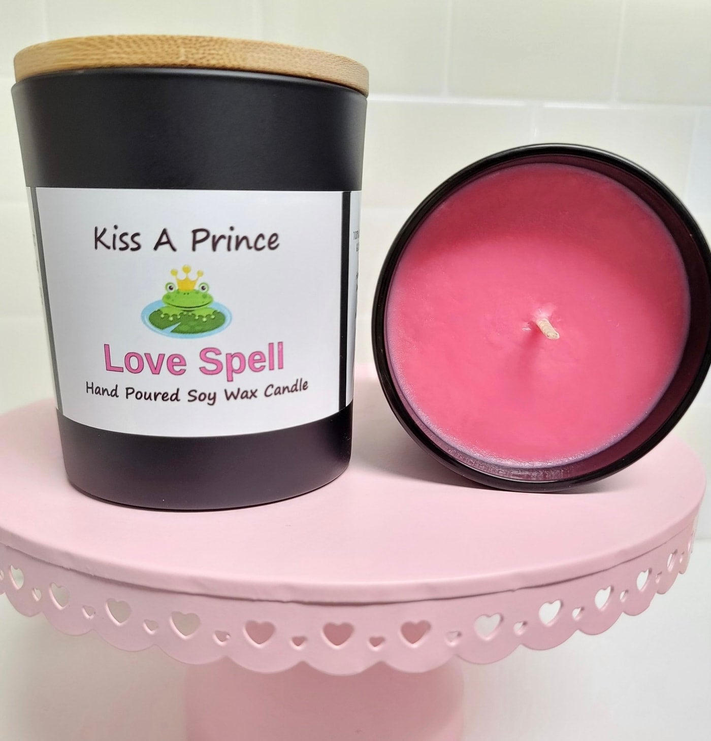 100% Soy Wax Candle - Limited Edition for Valentines (10 oz) | Kiss A ...